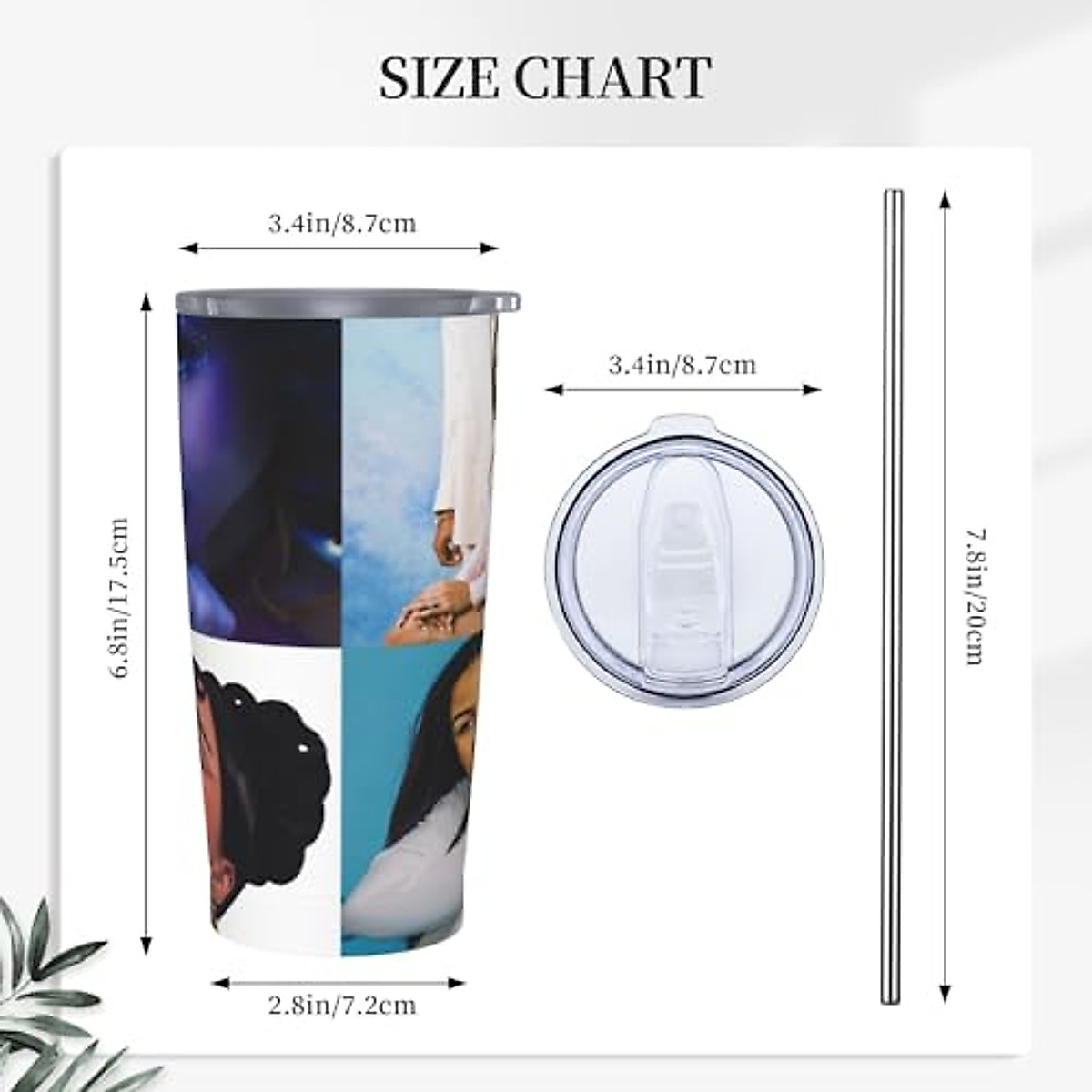 LAZHANG Mariah Music The Scientist Stainless Steel Insulated Car Sippy Cup With Lid Travel Mug for Cold Hot 20 oz