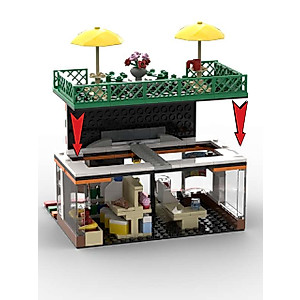 General Jim's 'Gulp & Go' Modular Convenience Store & Gas Station Building Blocks Set - 320 Piece Creator Street Bricks Kit