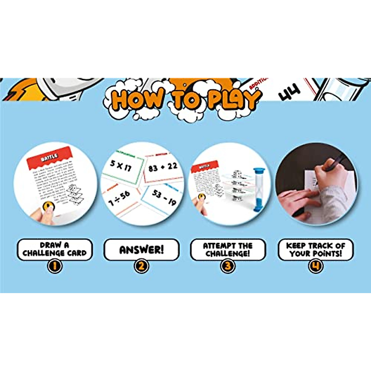 Math Blast! Cool Math Games for Kids 8-12 - Fun Educational Math Game for Home & Classroom - Practice Math The Fun Way with Math Kids, Math Games for Kids, & More