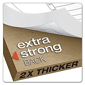 Ampad 20816 Gold Fibre Wirebound Writing Pad w/Cover, 9 1/4 x 7 1/4, White, Green Cover