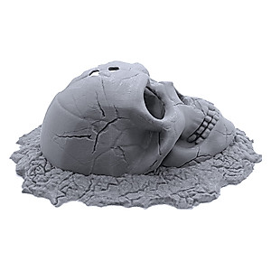 EnderToys Skull Cave, 3D Printed Tabletop RPG Scenery and Wargame Terrain for 28mm Miniatures Gray