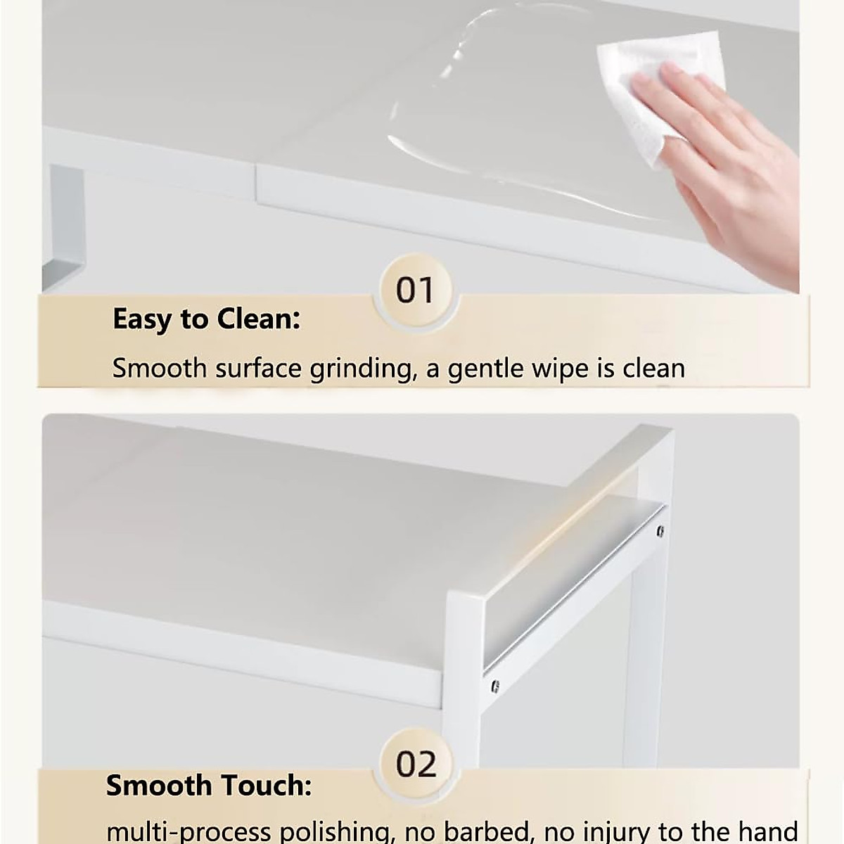 Yagizaai Bayou Expandable Shoe Rack, Adjustable Closet Shoe Storage Organizer, Heavy Duty Carbonsteel Shoe Shelf, Stackable Free Standing Shoe Rack for Small Space (7", 2Pack)