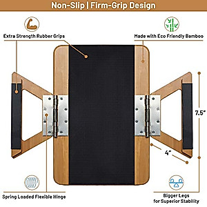 Shamrock Home Arm Table Clip On Tray Sofa Table for Wide Couches. Couch Arm Tray Table, Portable Table, TV Table and Side Tables for Small Spaces. Stable Sofa Arm Table for Eating and Drink Table