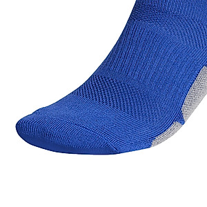 adidas Unisex Icon Baseball/Softball (1-Pair) Over the Calf (OTC), Team Royal Blue/Light Onix Grey/White, Large