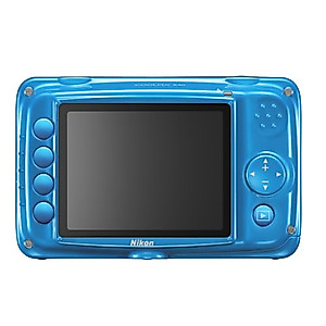 Nikon COOLPIX S30 10.1 MP Digital Camera with 3x Zoom Nikkor Glass Lens and 2.7-inch LCD (Blue)