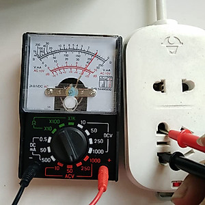 Fielect MF110A Digital Multimeter with DC AC Voltmeter and Ohm Volt Amp Tester and Diode Voltage Tester Meter with Test Probe