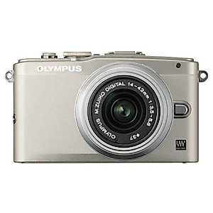 Olympus Mirrorless SLR E-PL6 with M Zuiko Digital 14-42mm Lens (Silver) - International Version