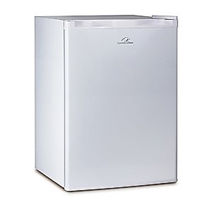 Commercial Cool CCR26W Compact Single Door Refrigerator and Freezer, 2.6 Cu. Ft. Mini Fridge, White