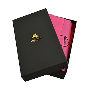 Visconti Women's Soft Leather Bifold Checkbook Wallet & Purse