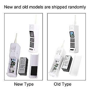 Vintage Cellphone, 1.77'' HD Display Screen New Classic Old Mobile Phone, Dual Cards Dual Standby Elderly Mobile Phone with FM Radio, 4500mAh Battery, GSM 850MHz/900MHz(White)