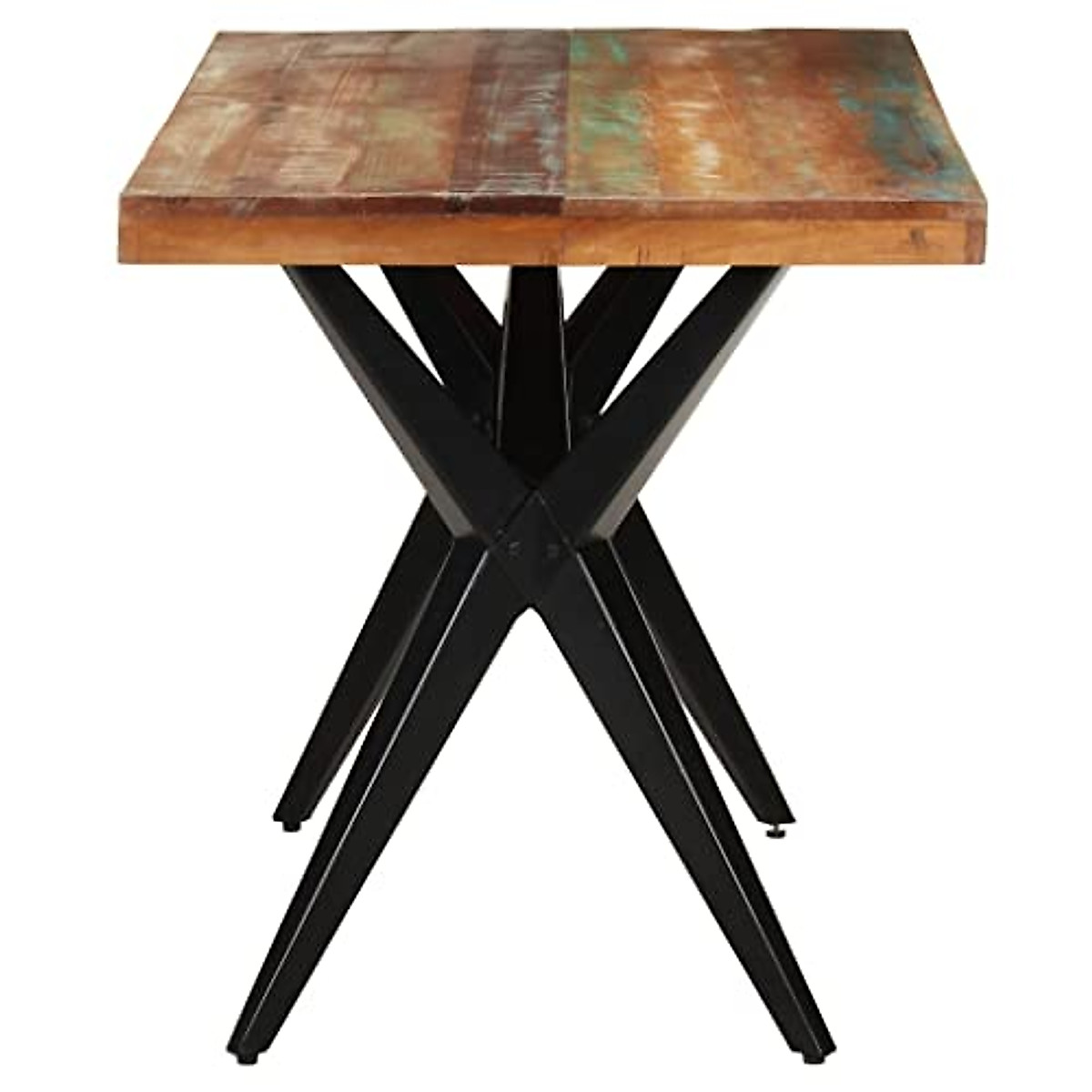 Industrial Design Dining Table Casual Pub,Bar Laptop Table,Modern Studio Dining Table,homeoffice Desk,Dining Table 55.1"x27.6"x29.9" Solid Reclaimed Wood