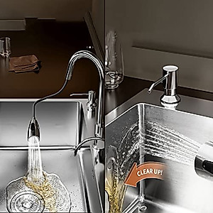 Drop in Kitchen Sink Workstation -304 Stainless Steel Sink Single Bowl Matte Black Stainless Steel Kitchen Sink with Cutting Board&Strainer (Size : 75 * 43 * 20cm/29.5 * 16.9 * 7.8in)