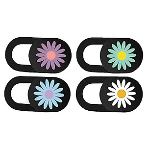 Mobestech 4pcs Camera Privacy Cover Laptop Camera Adhesive Camera Cover Laptop Privacy Cover Web Camera Cover Security Cover Webcam Slider Stickers Phone Camera Covers Ultra Thin Safety Mask