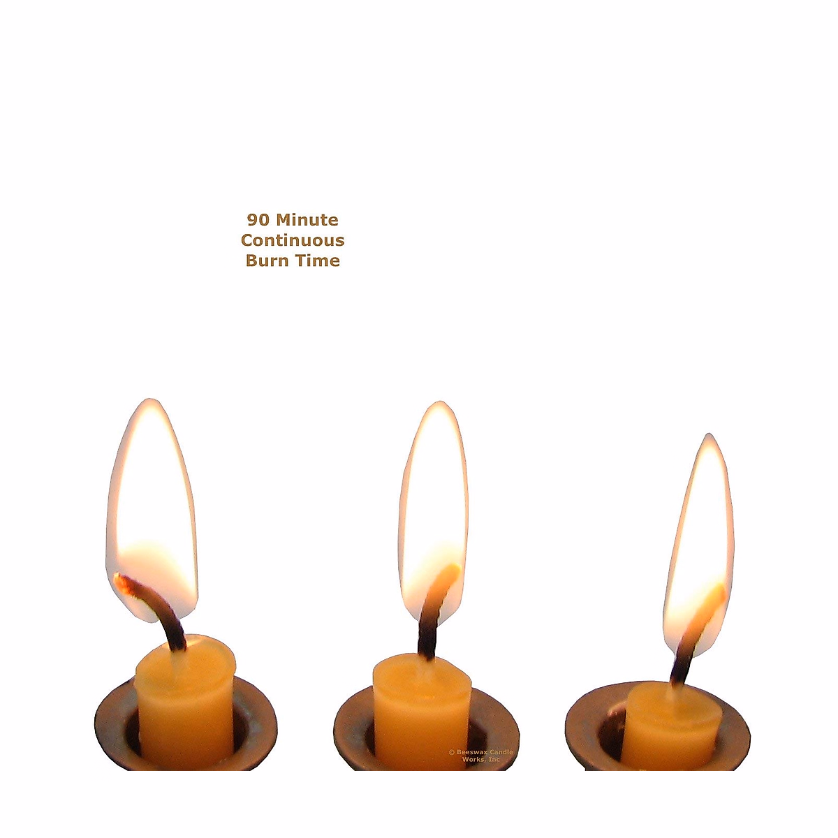 Beeswax Candle Works, Chanukah (Pack of 45) 100% USA Beeswax