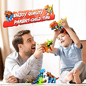 AceList Kids Toys Dinosaur Toys for 3 4 5 6 7 8 Year Old Baby Boys & Girls-Dinosaur Building Sets, Take Apart Dinosaur Toys for Kids-Educational Toys, Birthday for Toddlers