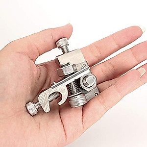 KINPAR Solar Panel Photovoltaic Bolt-On Coupling Earthing Ground Lug Cable Clamp Ground Clamp with Lay in Lug for Bare Wire and Pipe