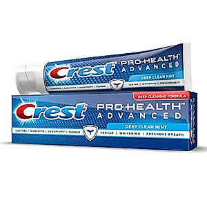 Crest Pro-Health Advanced Toothpaste, Deep Clean Mint 5.1 oz (Pack of 2)