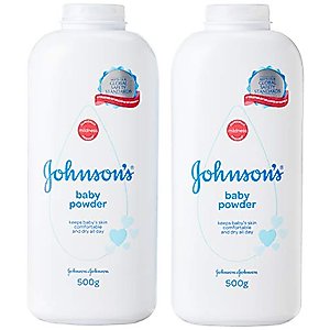 Johnson's Baby Powder Regular 500gr / 17.6oz (Pack of 2)
