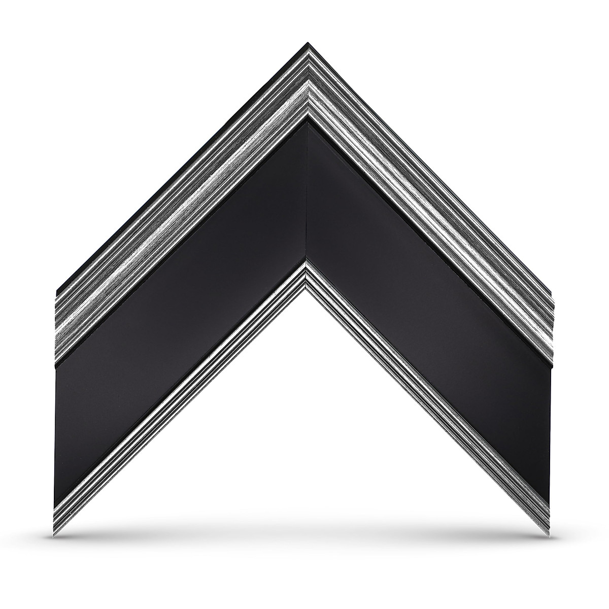 Frame My TV Deco TV Frames - Antique Silver & Black Smart Frame Compatible ONLY with Samsung The Frame TV (Fits 2021-2024 Frame TV, 55")