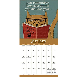 A Year of Snarky Cats 2023 Wall Calendar