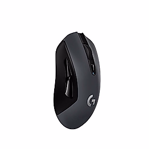 Logitech G603 Lightspeed Wireless Gaming Mouse, Hero Sensor, 12000 DPI, Lightweight, 6 Programmable Buttons, 500h Battery Life, On-Board Memory, PC/Mac - Black