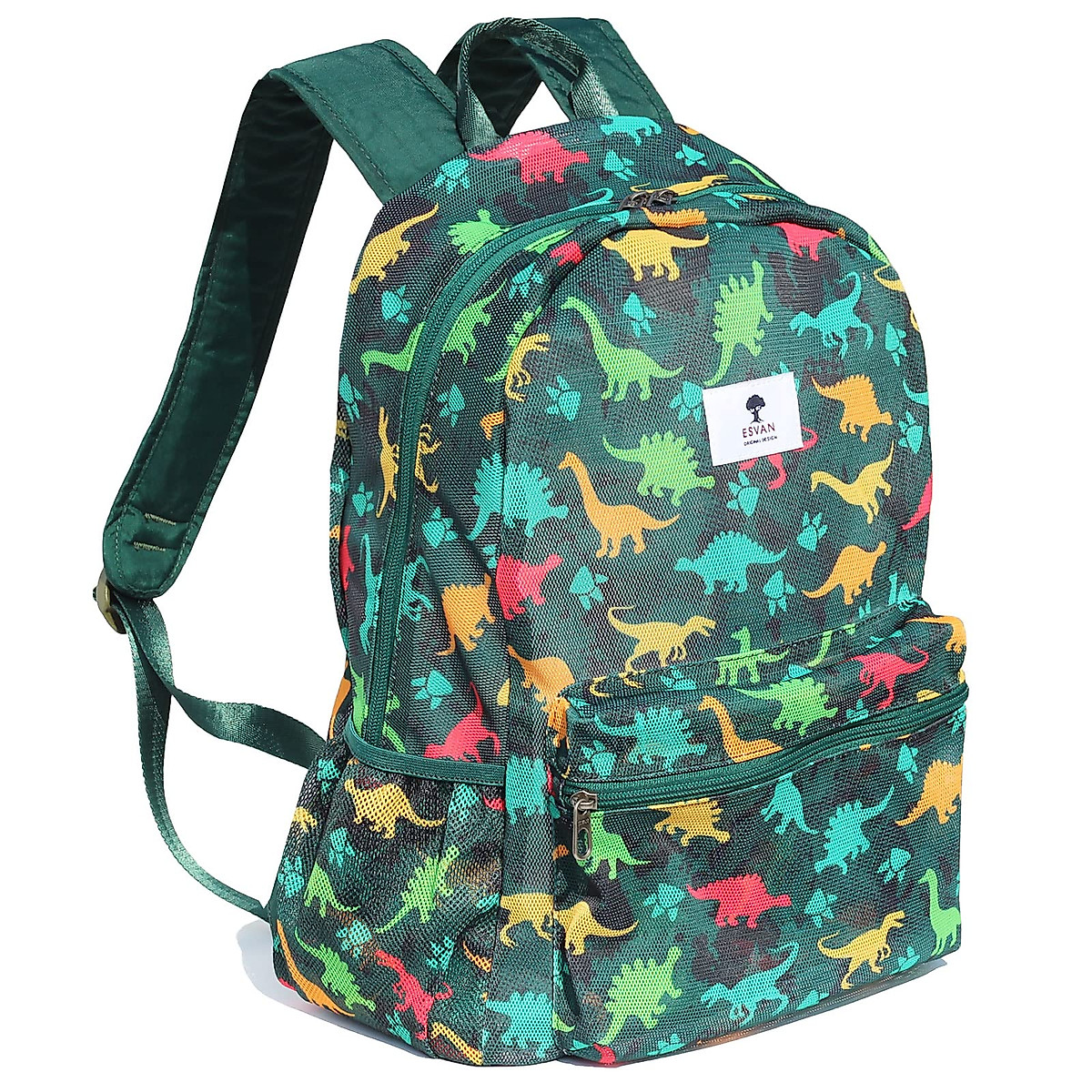 ESVAN Mesh Backpack Bag School Backpack Purse Teens Travel Gym Backpack Casual School Bookbag Beach Bag