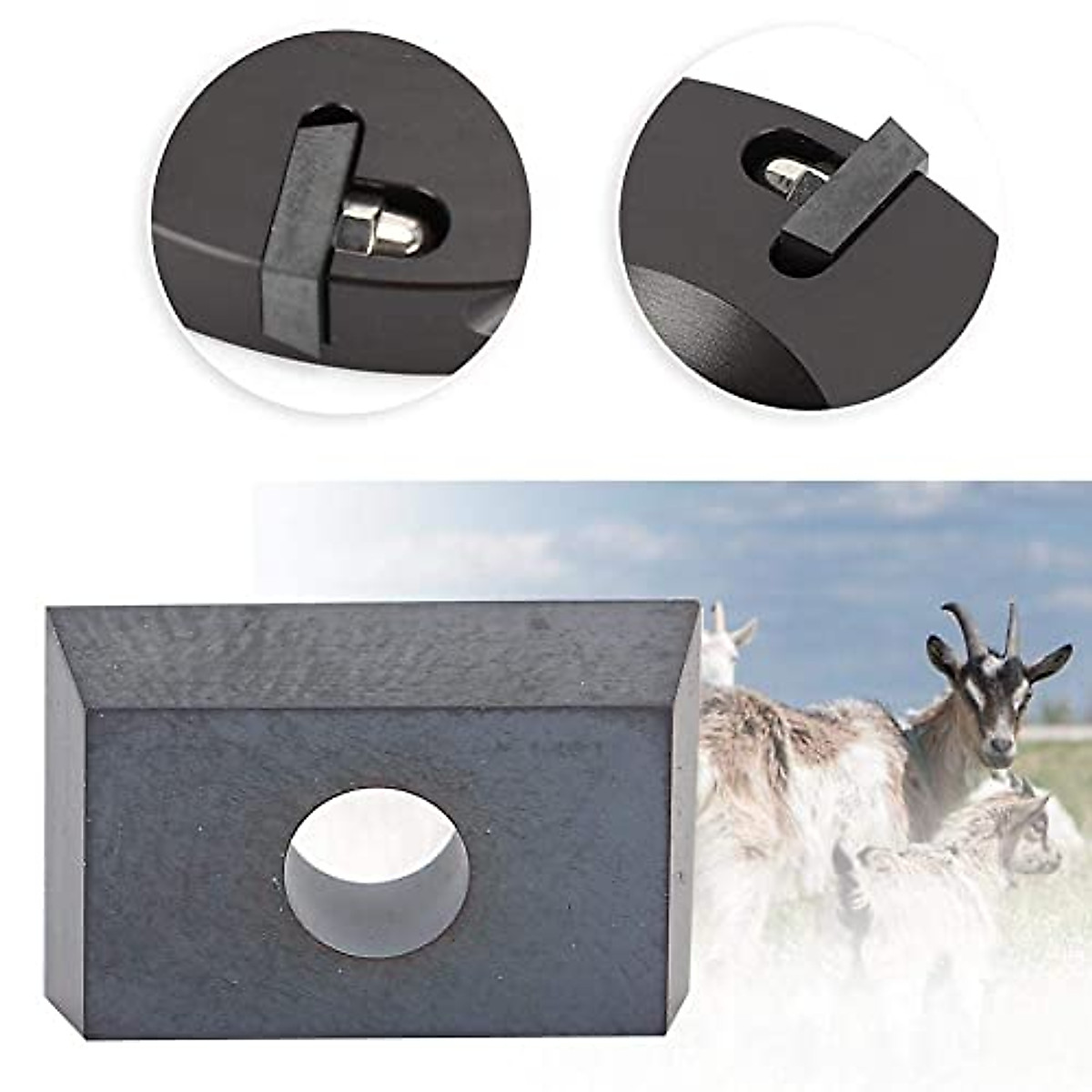 Zerodis Cattle Hoof Trimming Cutter, Second Generation Livestock Foot Trimmer Disc Plate Cattle Hoof Angle Grinder Machine 7 Sharper Special Blade(for 7 Cutter)