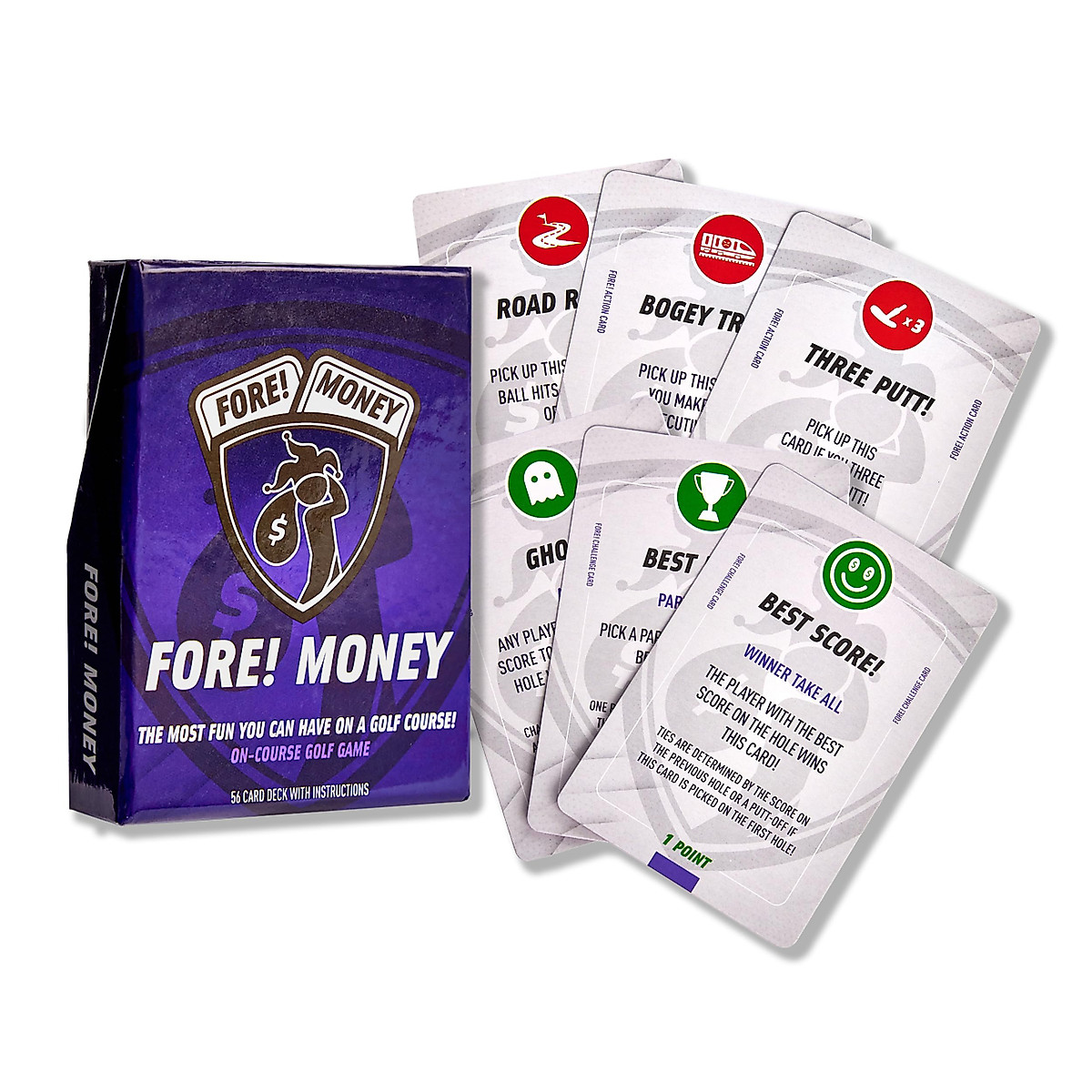 Fore! Cards 3 Game Bundle | 3 Fun & Interactive On-Course Golf Games to Suit Every Type of Golf Round | Never Play a Boring Round Again | Save Over 25%