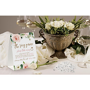 Don't Say Bridal Games, Put A Ring On It Bridal Shower Games,50 Metal rings, Bridal Shower Decorations, Bachelorette Party Games, Wedding Shower Supplies-DSB01