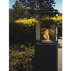 Planika Lighthouse Outdoor Patio Heater Propane Outdoor Fireplace for Patio Propane Fire Pit for Outside Heater Outdoor Gas Heaters for Patio Commercial