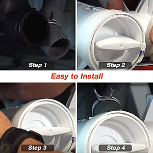 WPW10730972 W10130913 PS11757304 Washer Drain Pump OEM by Blutoget - Fit for Whirlpool Duet Washer,Ken-more,May-tag 2000 3000 4000 series Washer - Replaces 8540024,W10117829,W10730972,W10183434