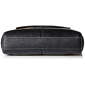 The Sak unisex adult Women's Alameda Leather Crossbody Handbag, Black, One Size US