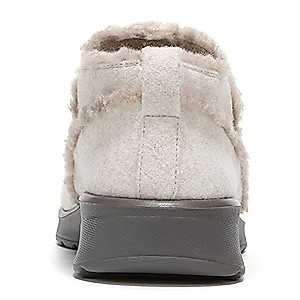 BZees Women's Glide Slip-On Ankle Boot Sneaker, Eggnog Flannel, 9.5