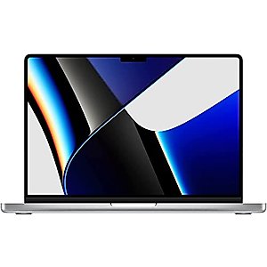2021 Apple MacBook Pro with Apple M1 Pro Chip (14-inch, 16GB RAM, 1TB SSD Storage) Silver (Renewed)