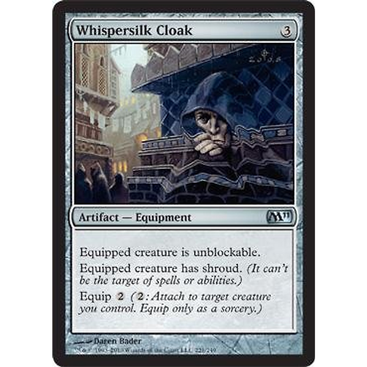 Magic: the Gathering - Whispersilk Cloak - Magic 2011
