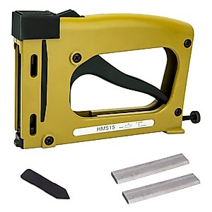 Point Drivers for Picture Framing, Picture Frame Stapler Point Driver Gun with 1000 Points for Joiner DIY - Picture Frame Backing Stapler