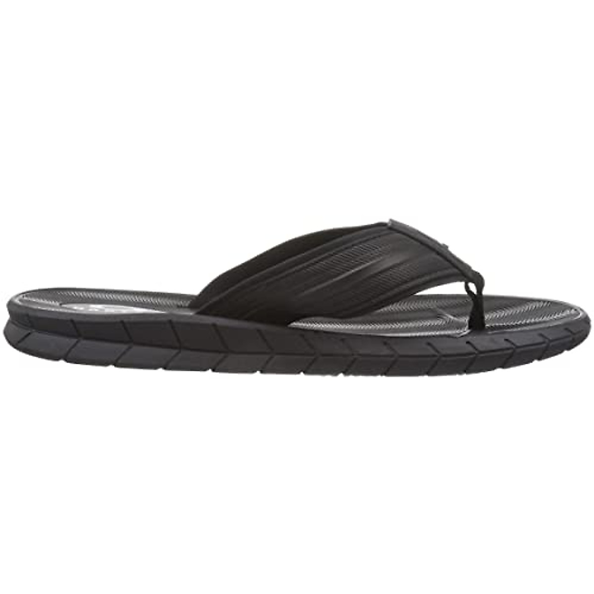 Oakley Men's Pier Ellipse Flip Flop, Blackout, 13