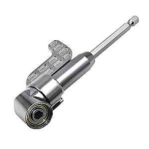 Beeiee 105 Degrees Right Angle Driver,Right Angle Drills,1/4" Hex Shank Quick Change Drive and Magnetic Bit Socket for Tight Space (Long + Short 2 Pack)