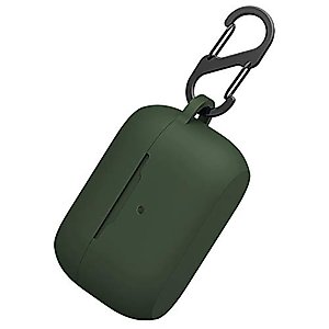 Geiomoo Compatible with Jabra Elite 85t Silicone Carrying Case, Portable Scratch Shock Resistant Cover (Emerald Green)