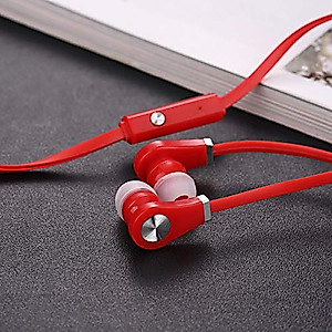 CN-Outlet Bulk Earbuds with Microphone - Wholesale 50 Pack Earphones Noodle Headphone with Mic Multi Colored Ear Buds Bulk for School Classroom Students Kids and Adult (50Pack,Mix10color)