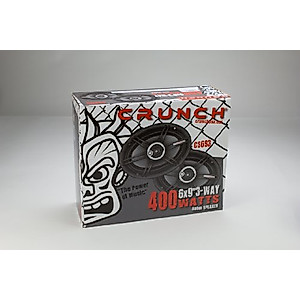 Crunch CS693 Full Range 3-Way Car Speaker, 6 x 9-Inch