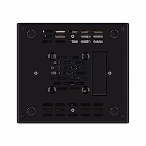 HUNSN Micro Firewall Appliance, Mini PC, OPNsense, VPN, Router PC, Intel Celeron N4000, RJ12, AES-NI, 2 x Intel 2.5GbE I226-V LAN, RST, HDMI, 2 x USB3.0, 4G RAM, 128G SSD