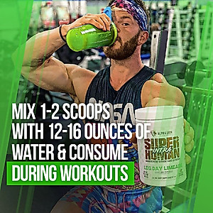 ALPHA LION Superhuman Intra Workout Powder for Men & Women, Amino Acids Drink, Muscle Recovery Supplement, BCAA Powder, Electrolytes & Hydration Mix (42 Servings, Lime Flavor)