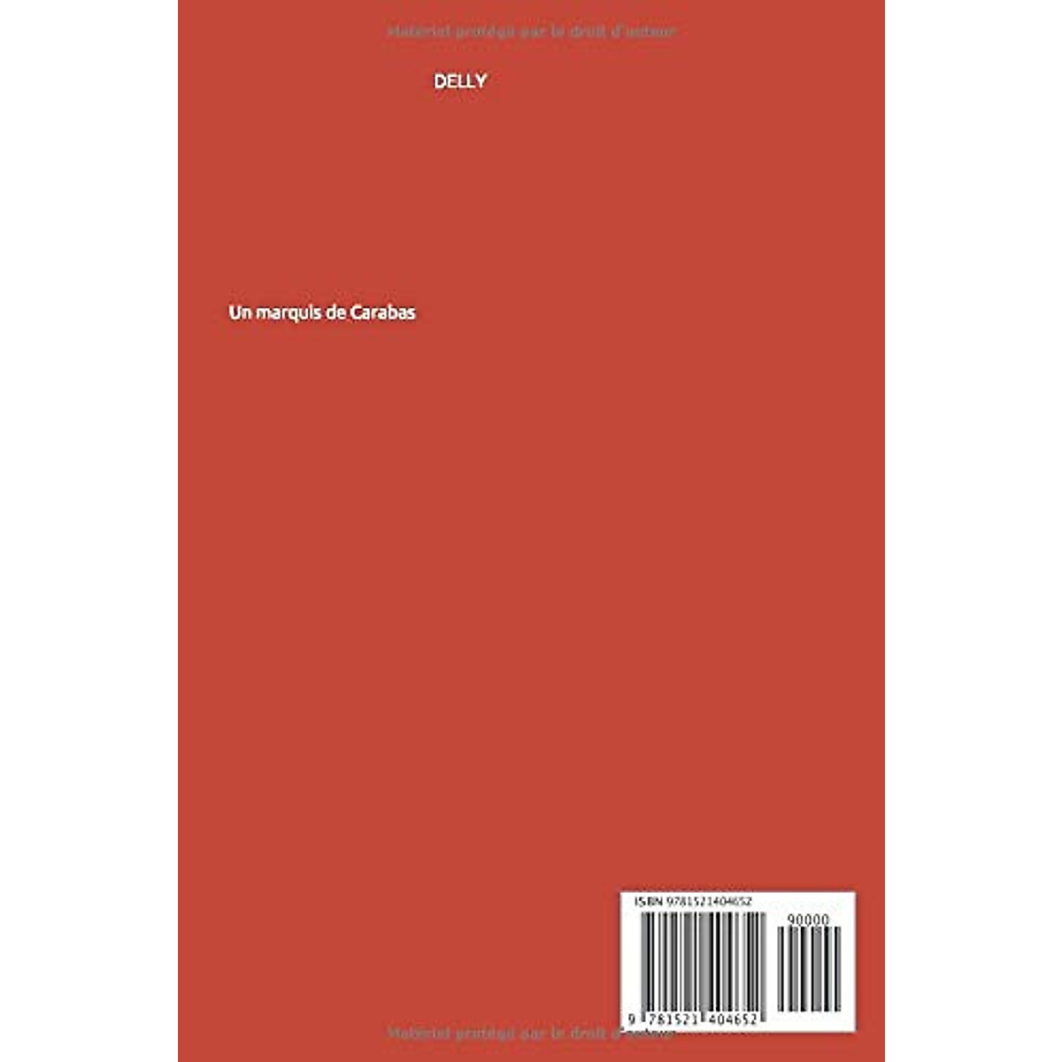 Un marquis de Carabas (French Edition)