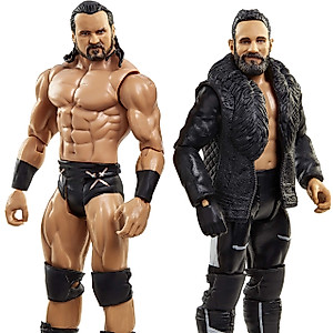 WWE Seth Rollins vs Drew McIntyre Championship Showdown 2-Pack 6-in / 15.24-cm Action Figures High Flyers Battle Pack for Ages 6 Years Old & Up