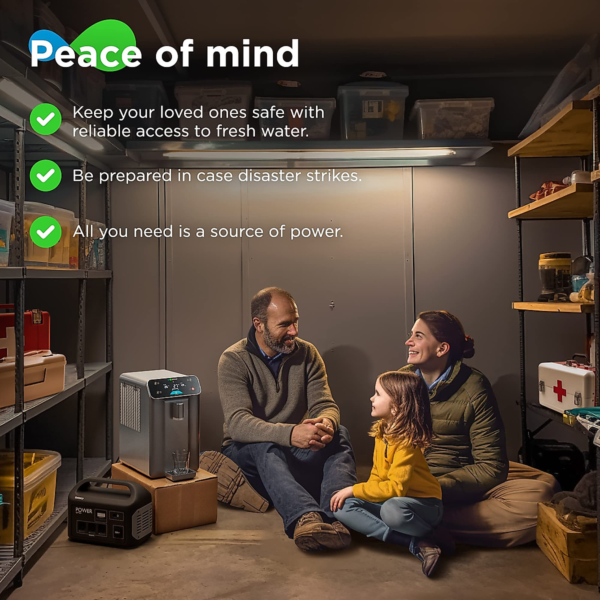 Airiver Worlds Smallest 10L Family Atmospheric Water Generator - 2023 Award Winning DSGN - Portable Air to Water Generator - Van Life, Boat, Camping, Tiny House, Off Grid, Preppers, Silver