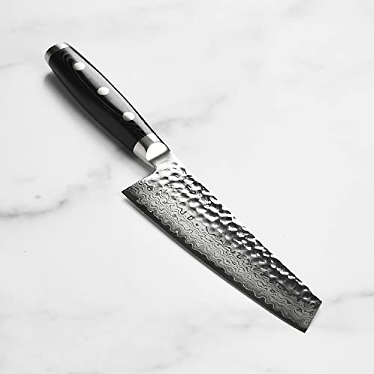 Enso HD 5.5" Prep Knife - Made in Japan - VG10 Hammered Damascus Stainless Steel Utility Knife