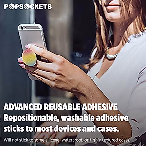 PopSockets: Collapsible Grip & Stand for Phones and Tablets - Glitter Rainbow Showers