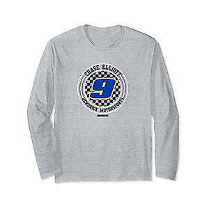 NASCAR - Chase Elliott - Checkered Circle Long Sleeve T-Shirt