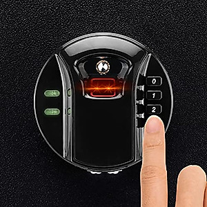 BARSKA AX13108 Biometric Keypad Digital Multi-User Security Business Depository Drop Safe with Front Load Drop Box for Money, Cash, and Mail